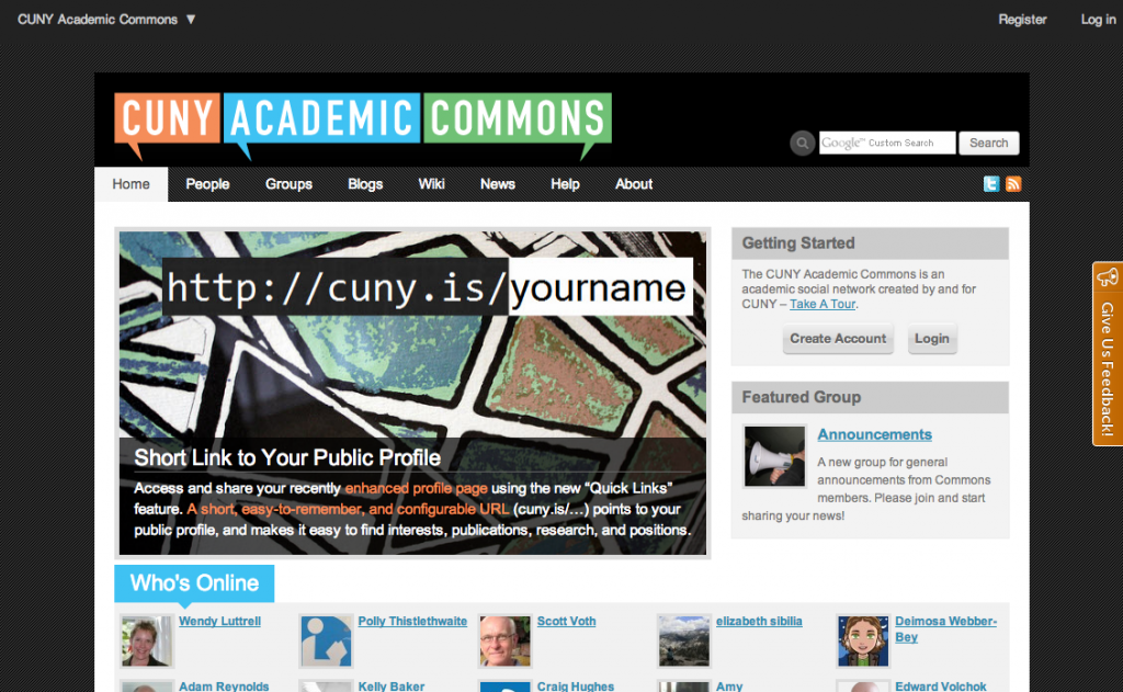 CUNY Academic Commons Heuristic Evaluation – Craig M. MacDonald, Ph.D.